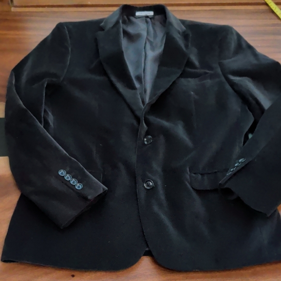 Bar III | Suits & Blazers | Bar Iii Black Velvet Sports Coat Slim Fit ...